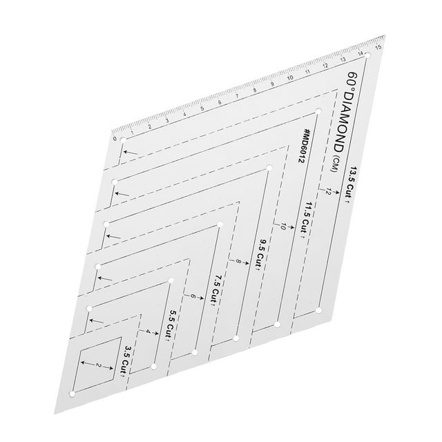 Transparent Acrylic Rulers 45 Degree Diamonds Ruler Craft Quilting ...