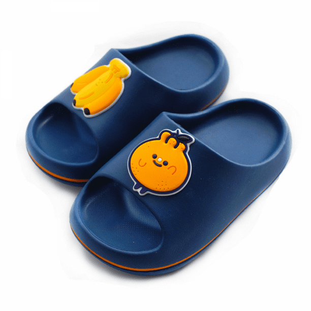 Boys Slide Sandals Children Summer Slipper Kids Fruit Beach Slipper ...
