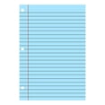 Blue Loose Leaf Paper 100 Sheets 8" x 10.5" Filler Paper, College Ruled ...