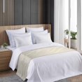 Abstract Gradient Bed Runner Scarf, Line Art King Bed Scarf Runner, No ...