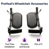 Elevating Wheelchair Leg Rest - Elevated Foot Rest with Wheelchair Calf ...