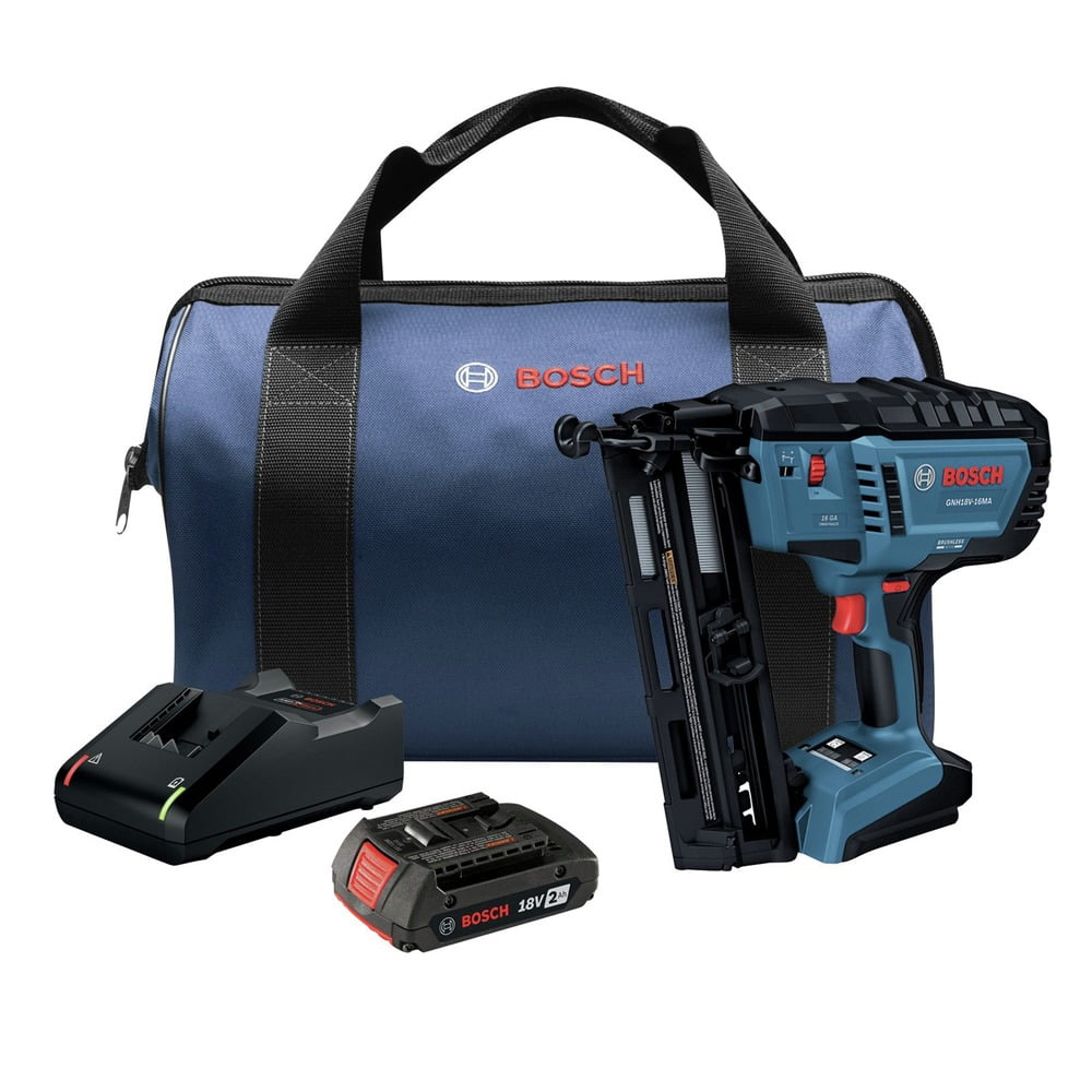 Restored Bosch GNH18V-16MAB12-RT 18V Lithium-Ion Brushless 16-Gauge ...