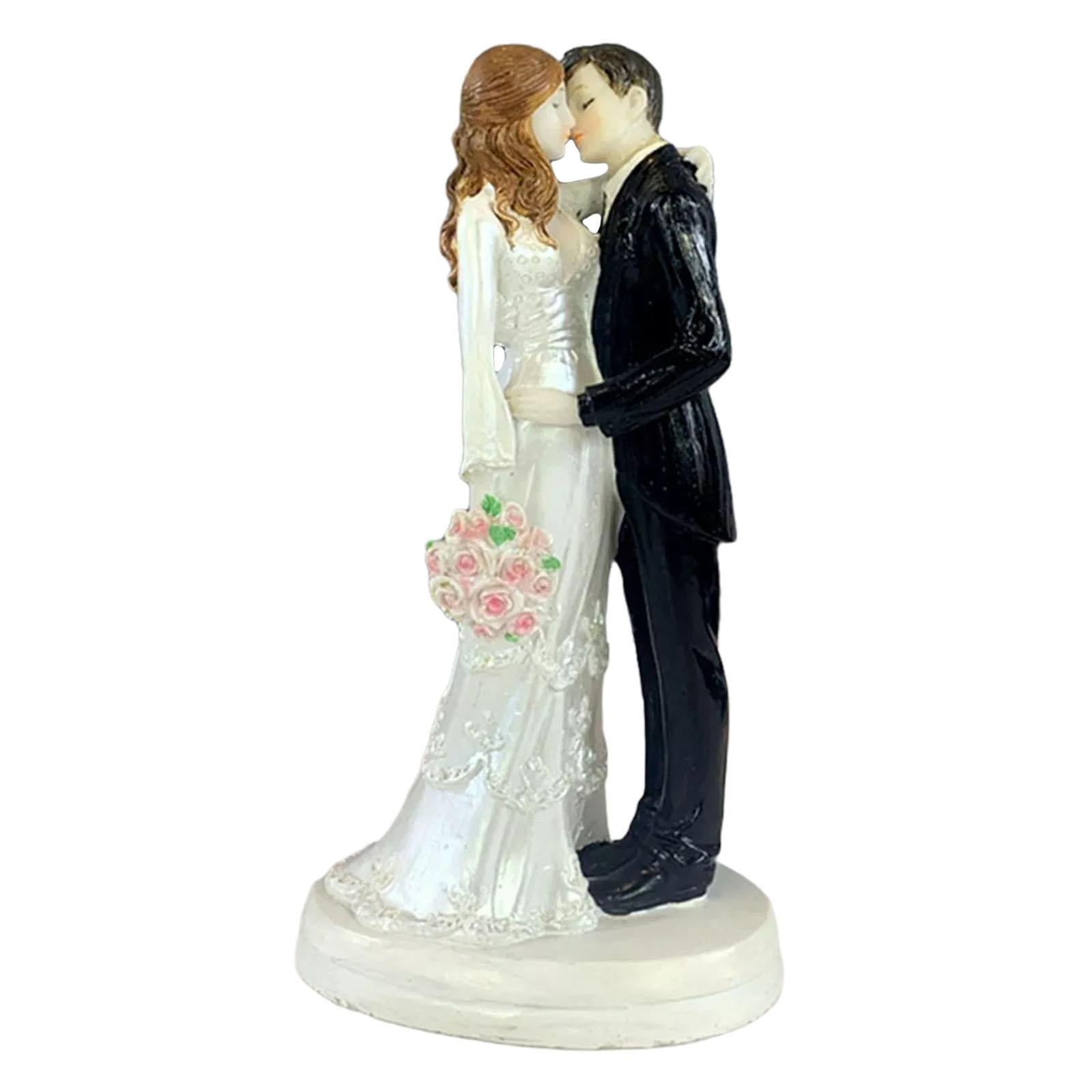 Cake Topper BLESIY Novia y novio Pareja Compromiso Decoraciones para ...