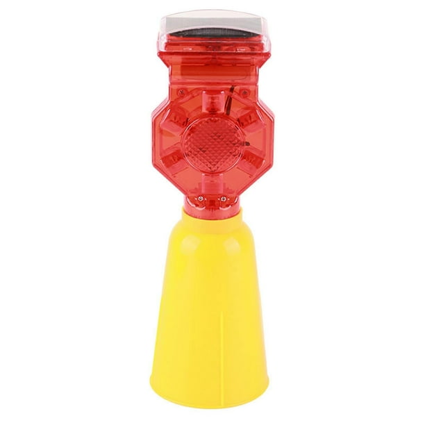 Solar Strobe Warning Light Traffic Cone Flasher Roadblock Lamp ...