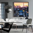 Begin Home Decor 2081-3636-CI267 36 x 36 in. Sunset Over The Subway in ...