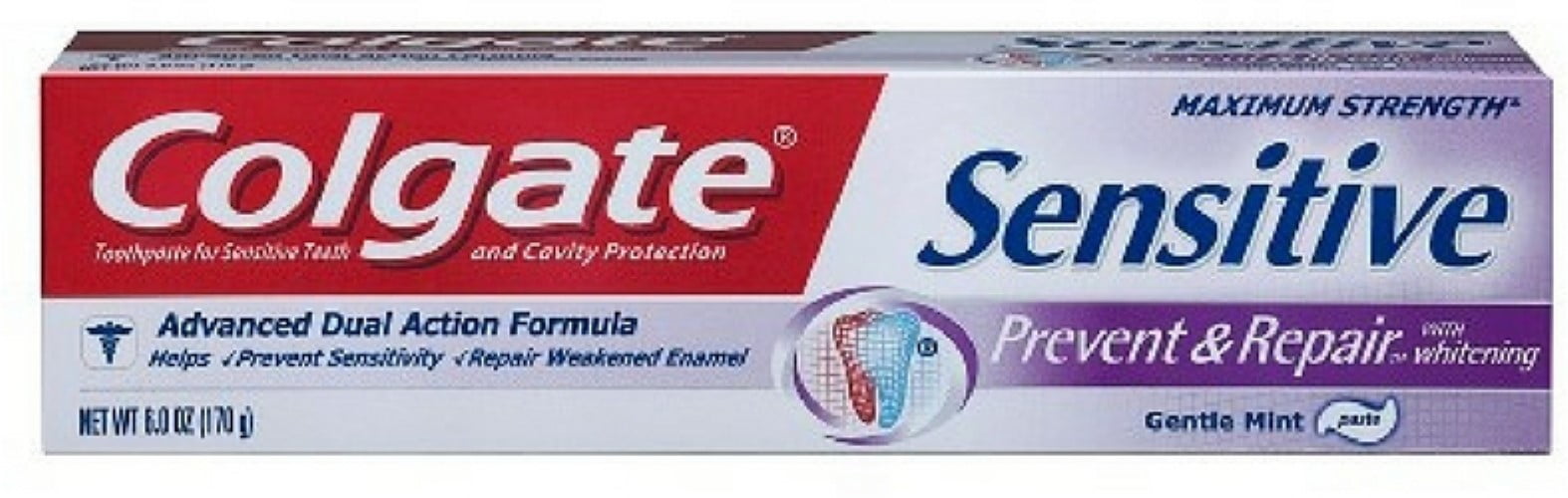 Colgate Sensitive Prevent & Repair Toothpaste With Whitening, 6 oz ...