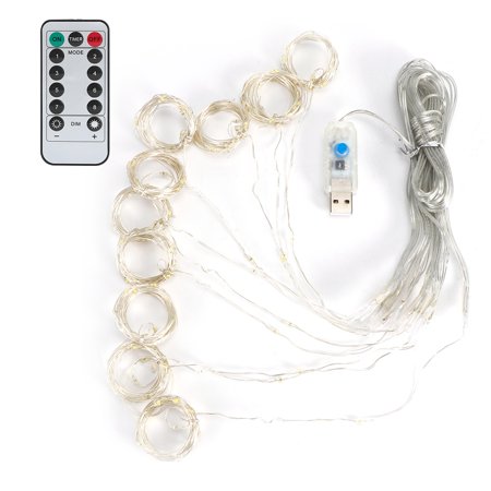 Curtain Lights, USB Powered 3x1m Wall Decorations Light String, For ...