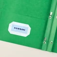 Two Pocket Folders with 3 Prong Fasteners, 25 Green Folders (47977 ...