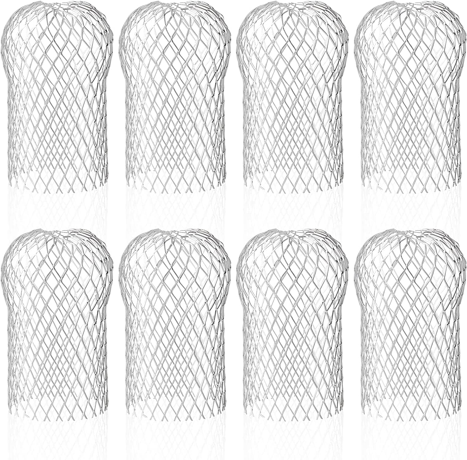 Hweilai 8 Pack Aluminum Gutter Strainer, Flexible and Durable Gutter ...