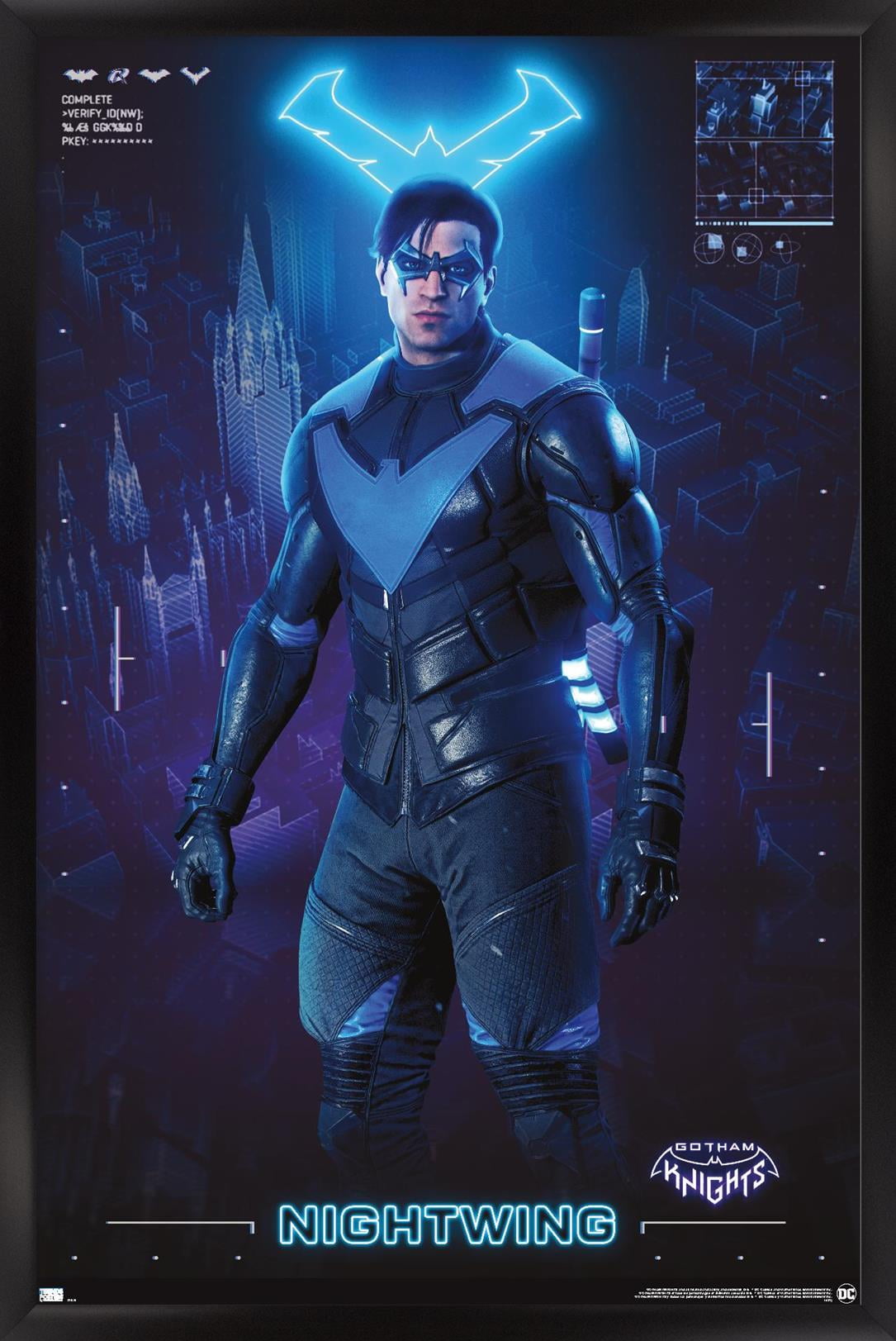 DC Comics Gotham Knights - Nightwing Wall Poster, 14.725" x 22.375 ...