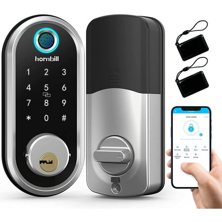 Security Smart Deadbolt, hornbill Keyless Entry Door Lock with ...