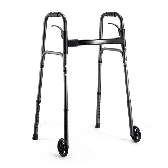 Folding Walker for Seniors ,Aluminium Lightweight Mobility Aids Walker ...