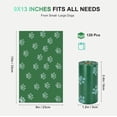 120Pcs Thick Dog Poop Bags Rolls, Leak-Proof Poop Bags for Dog and Cats ...