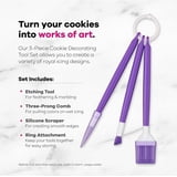 Wilton Cookie Decorating Tool Set, 3-Piece Decorating Supplies ...