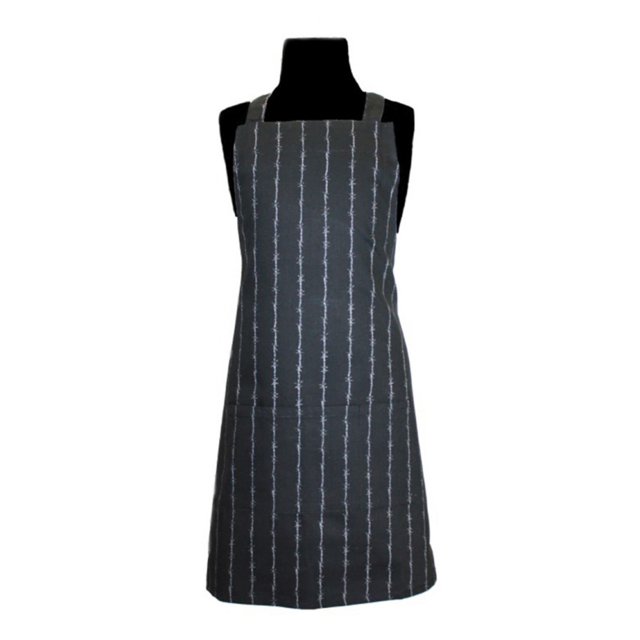 ASD 100% Cotton Children's Butcher Apron - Andy Barbed & Wired - Black ...