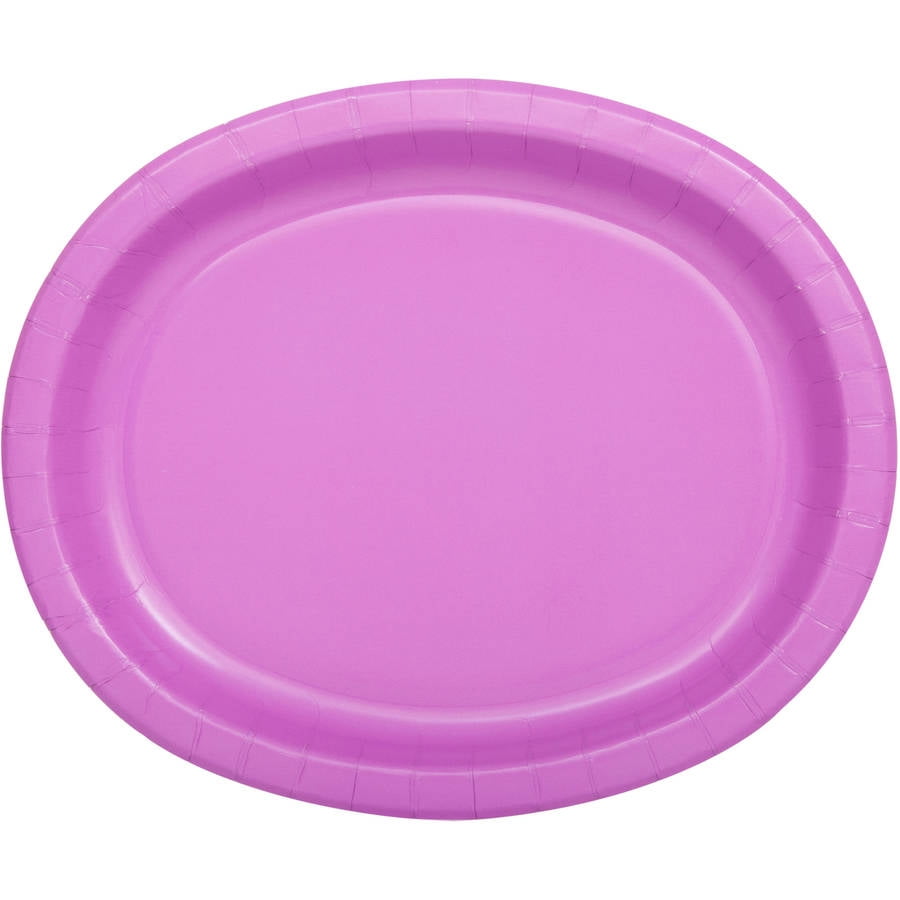 Unique Industries 12" Neon Purple Oval Paper Platters, 10Ct – Walmart ...