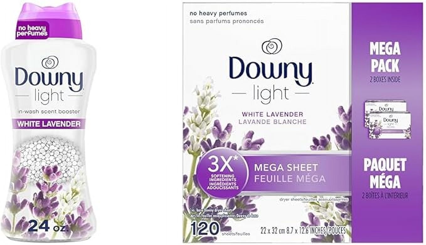 Downy Light Laundry Scent Booster Beads for Washer, White Lavender, 680 ...