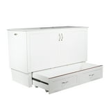 Madison Murphy Bed Chest with Charging Station & Coolsoft Mattress in ...