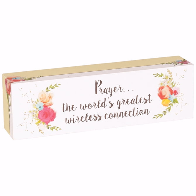 Home Decor-Block-Prayer-Wood Composite (3 x 10 x 2) - Walmart.com