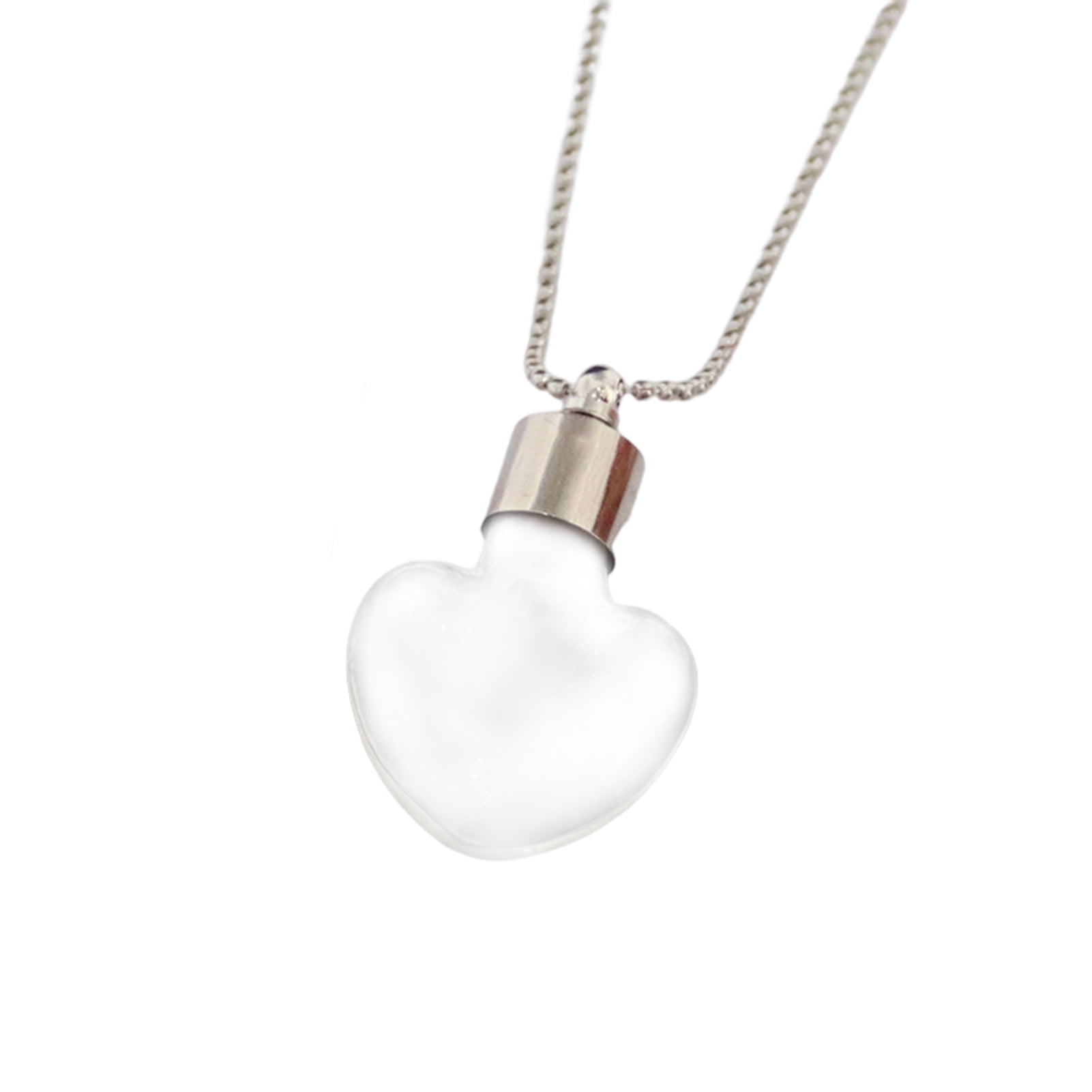 iaksohdu DIY Necklace Clear Openable Refillable Leakproof Smooth ...