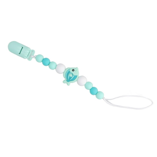 Silicone Pacifier Clip Holder One Piece Design Food Grade Soft Flexible ...