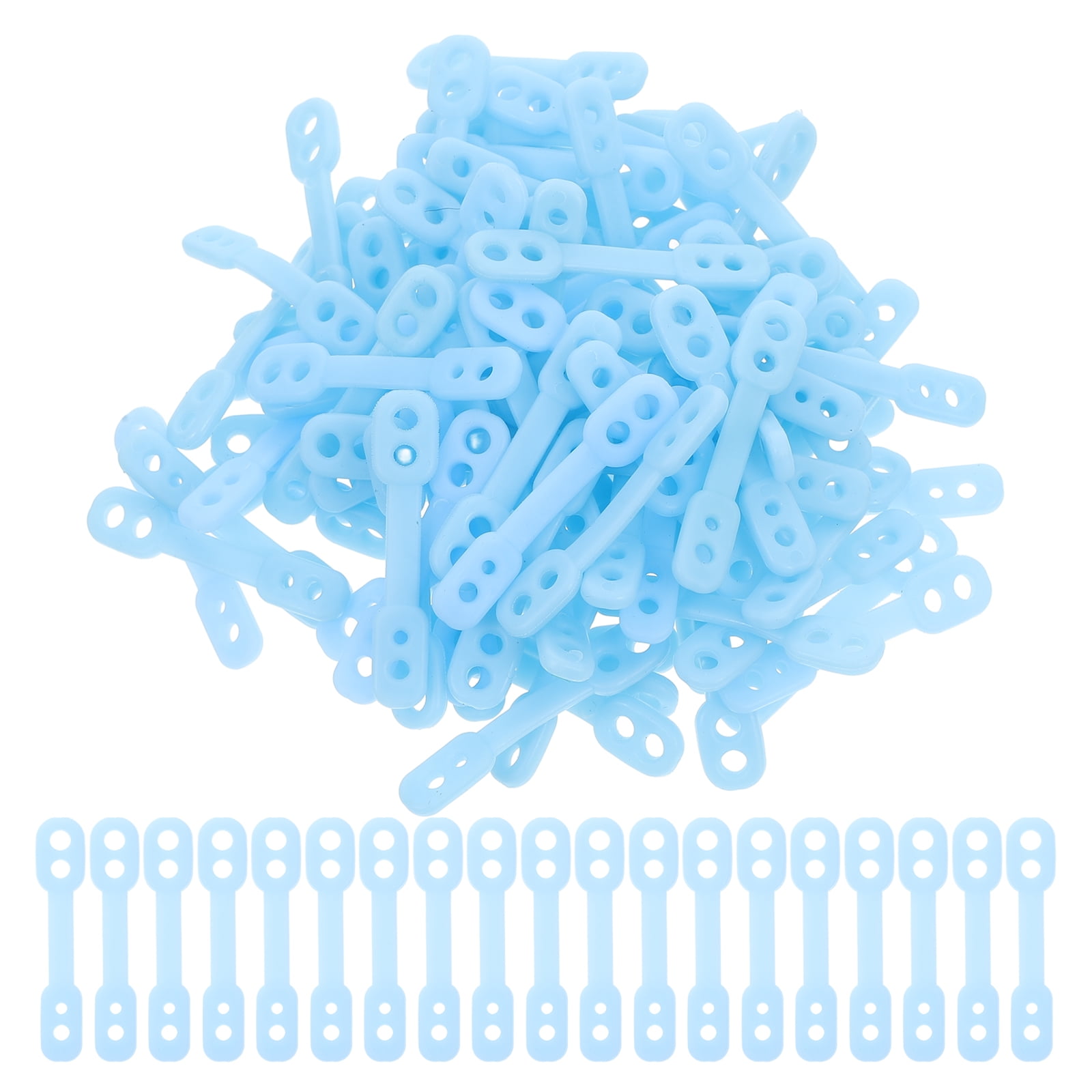 Click here for Fomiyes 100pcs Clothes Hanger Silicone Strip Hook... prices