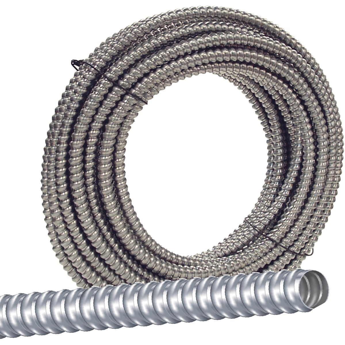 Southwire 55081705 3/8"x50' Galflex RWS Metallic Armored Steel Flexible ...