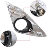 EPOTOOR 2-Pack Fog Light Assembly Chrome Cover Switch Wiring Bulb Kit ...