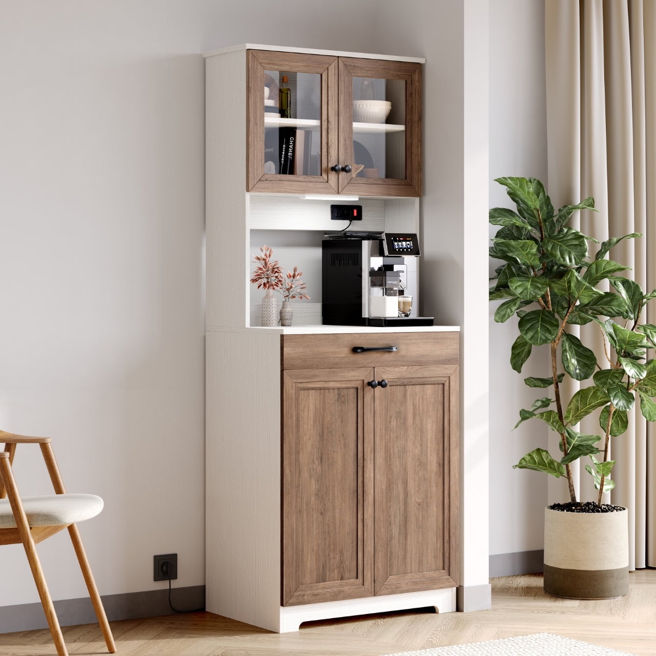 Click here for Poli Home 66 Tall Kitchen Pantry Cabinet prices