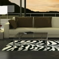 Concord Global Trading Shaggy Collection Zebra Area Rug - Walmart.com