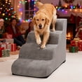 1PC Curved Dog Staircase Pet Ramp, Climbing Ladder for Dogs Cats ...