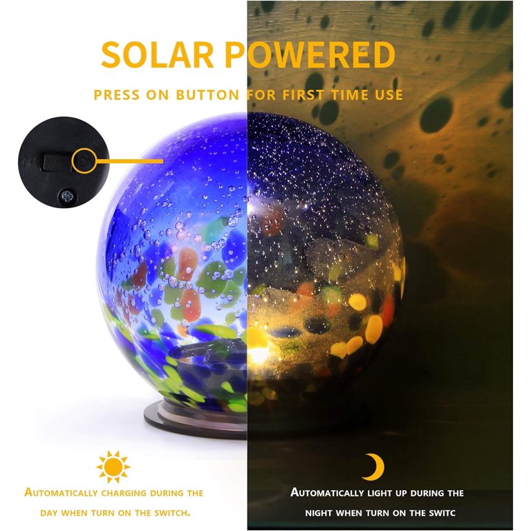 Fiber Optic Solar Gazing Ball