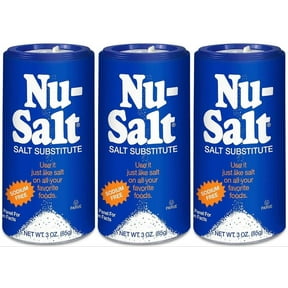 Nu-Salt Sodium-Free Salt Substitute, 3 Oz - Ideal for Table Use ...
