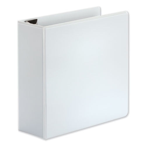 Universal Deluxe 3 Rings Binder, 12.38x11.57x4.3, 4" Capacity, White ...