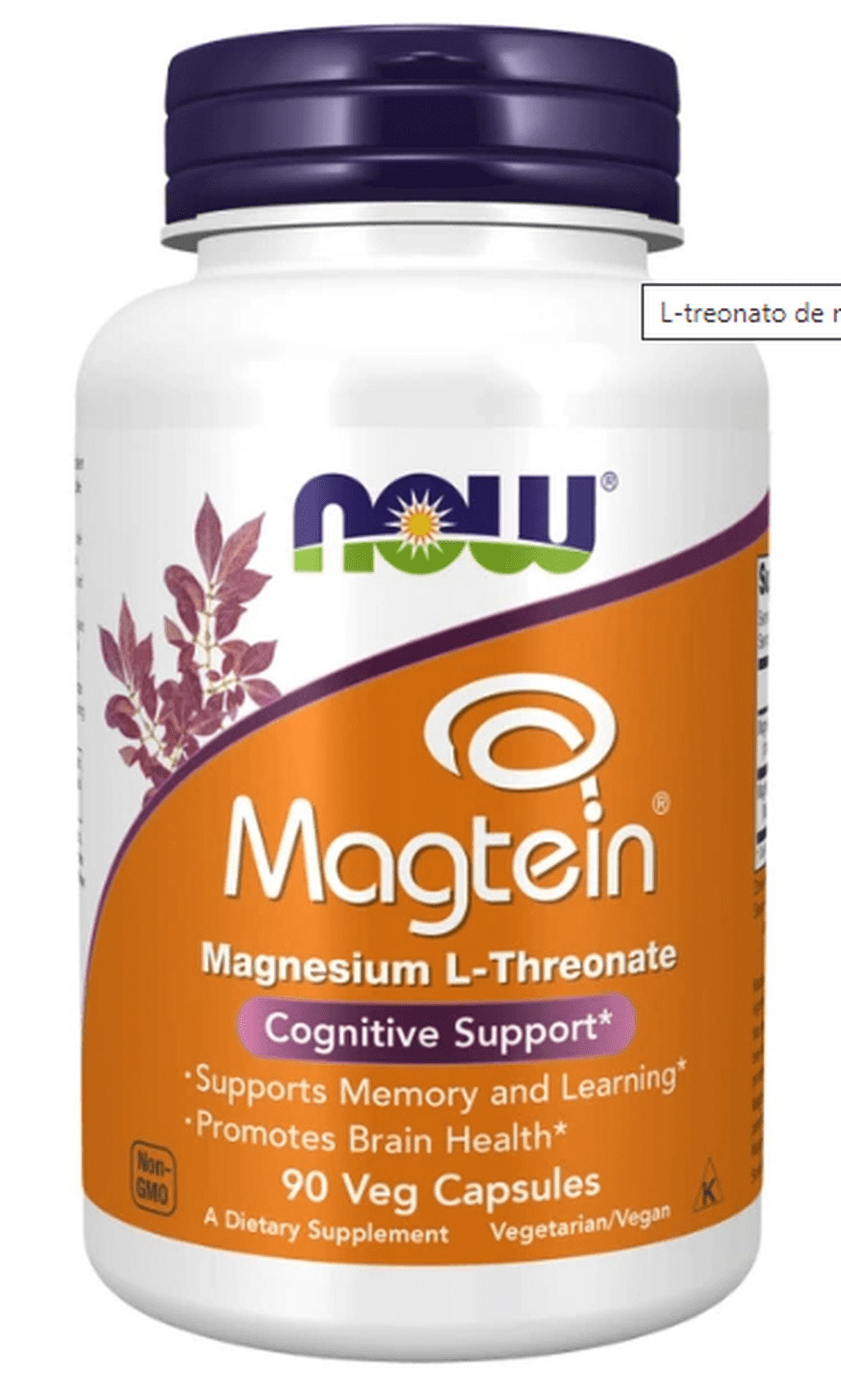 L-treonato de magnesio Now 90 cápsulas blanco 1 | Bodega Aurrera en línea
