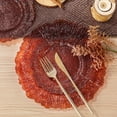 60PCS Amber Disposable Plastic Plates Set - Clear Brown Heavy Duty ...