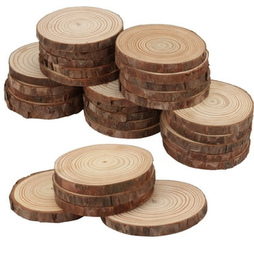 Pack of 5-15 inch wood round, wood slices 15 inch diameter, wood ...