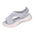 BRGZLK Mesh Rhinestone Thick Sole Sandals For Women Summer Open Toe ...