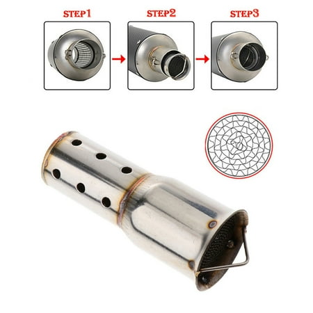 Ruzhgo Motorcycle Inlet Exhaust Muffler Adjustable Silencers for DB ...