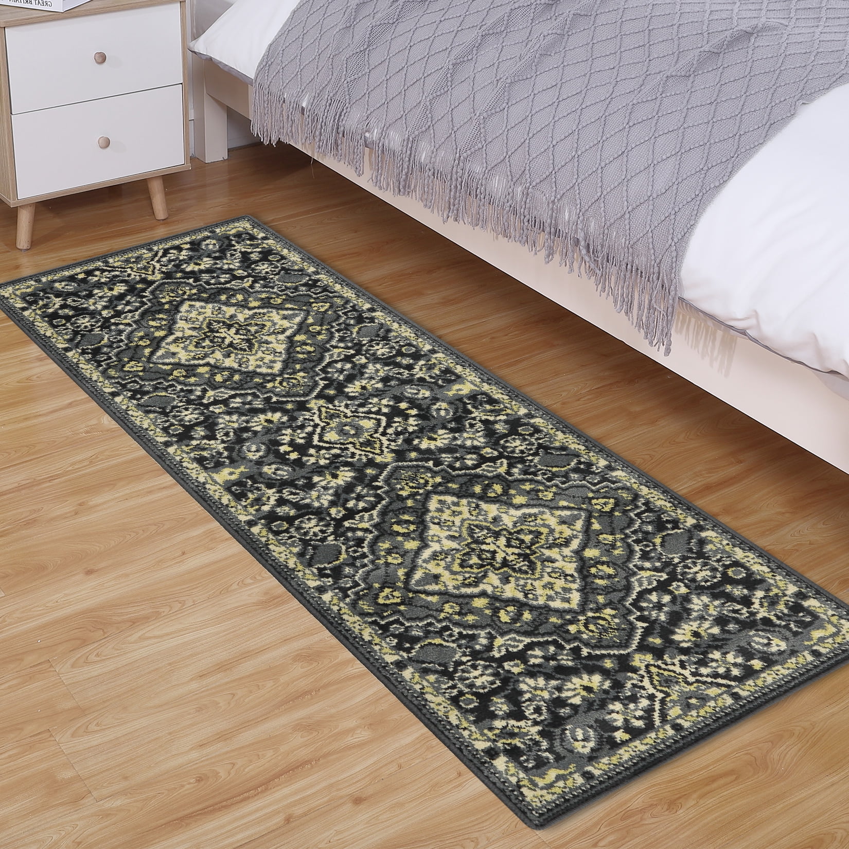 ZACOO 2'x 6' Runner Rug for Kitchen Bedroom Non Slip Persian Area Rug ...