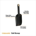 Fiskars Indoor and More Garden Trowel Soil Scoop, Black - Walmart.com