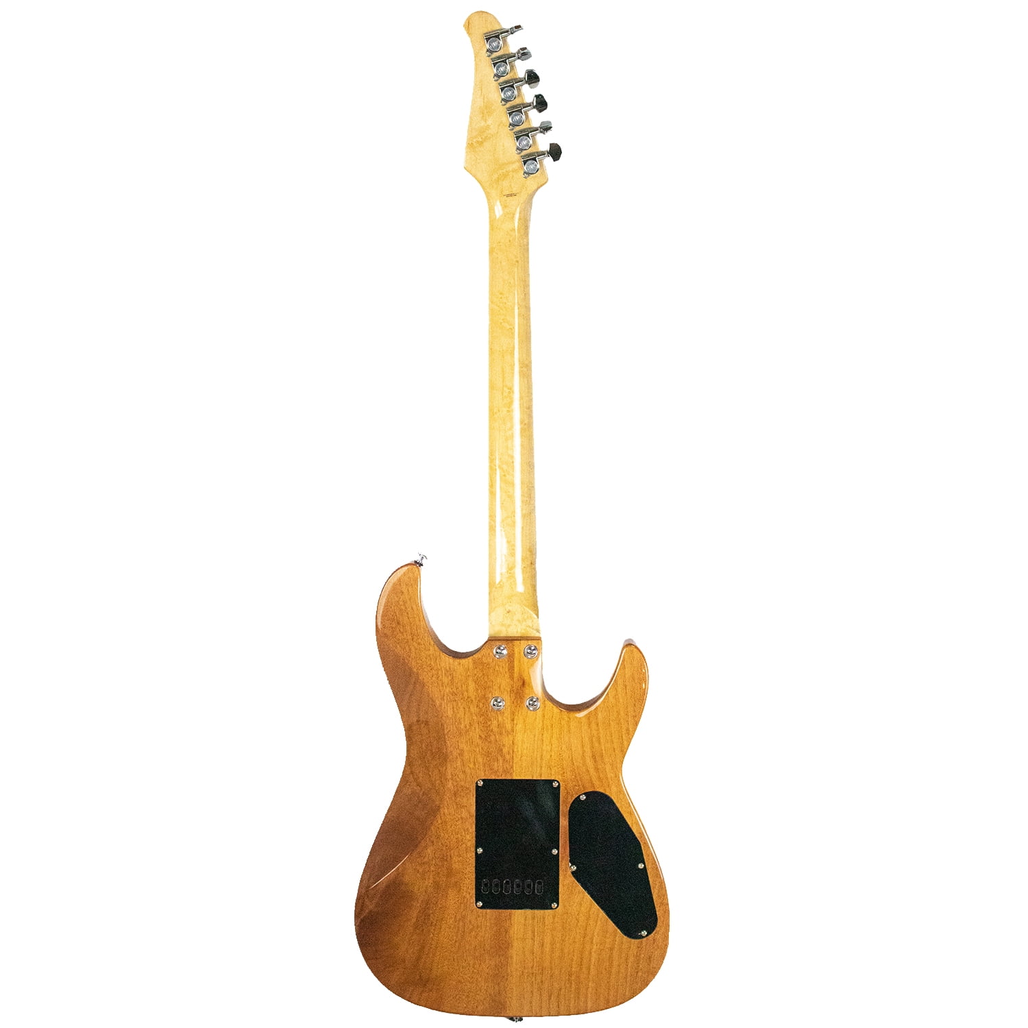 Left Handed Mahogany Electric Guitar with Sawtooth Natural Series ...