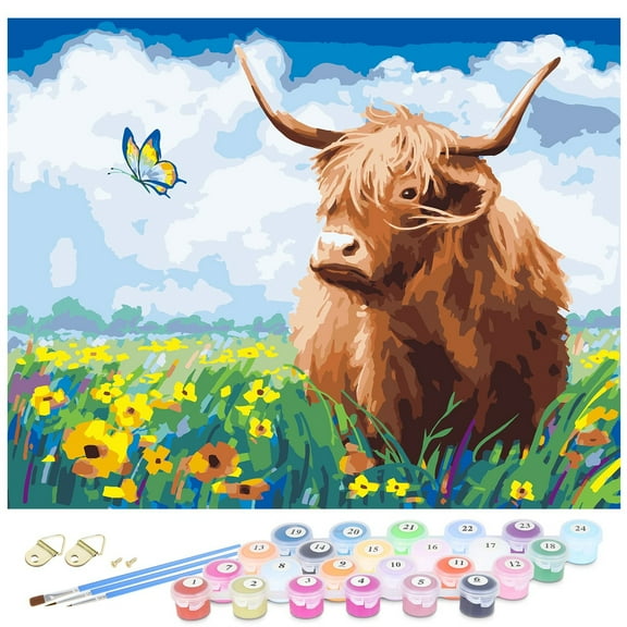SUMGAR American Flag Paint by Numbers Kit for Adults Bald Eagle ...