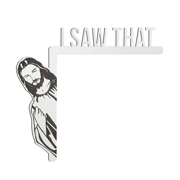 Labakihah room decor fall decor Door Frame I Saw That Jesus Sign I Saw ...