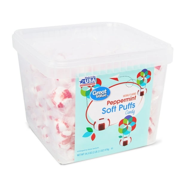 Great Value Peppermint Soft Puffs Candy, 34.5 oz - Walmart.com ...
