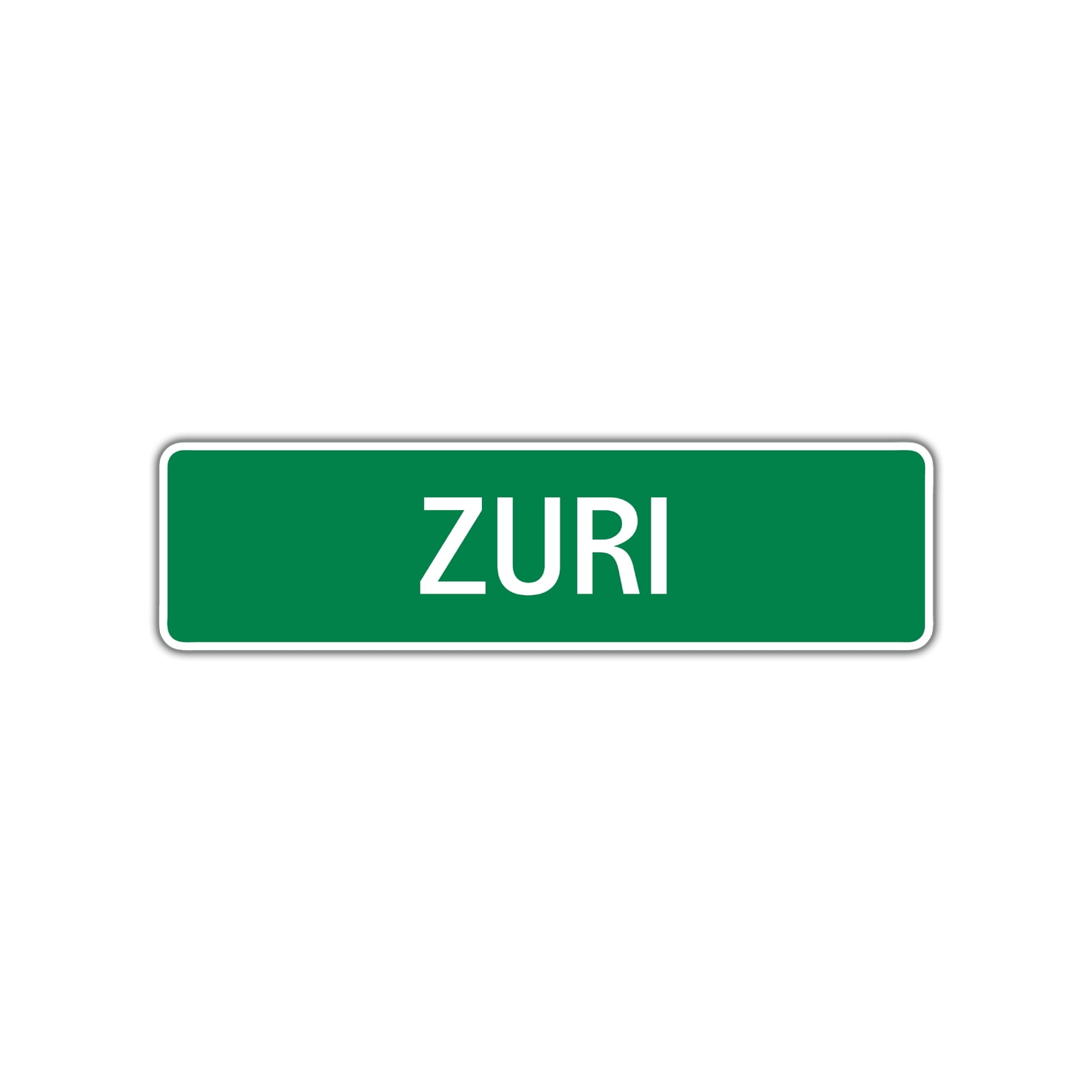 Zuri Girls Children Name Letter Printed Label Novelty Kids Bedroom ...