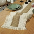Coloody Farmhouse Table Runner Natural Burlap Table Runner Handmade ...