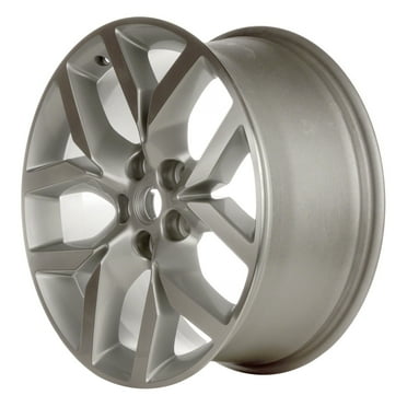 New Aftermarket Machined and Painted Silver Aluminum Wheel 18 x 8.5 ...