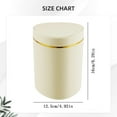 Push-Type Mini Garbage Can With Lid,Desktop Trash Cann For Compact ...