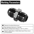 10AN to 10AN Male Flare Union Coupler Adapter Fitting Aluminum Straight ...
